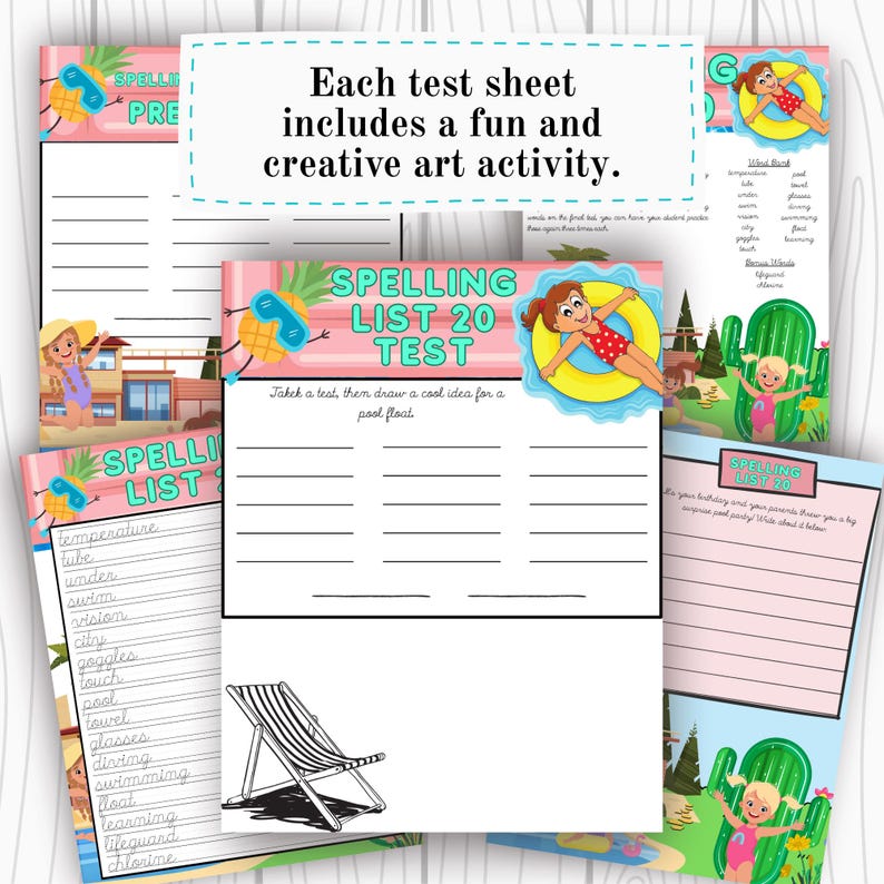 Third Grade Spelling Worksheets Homeschool Kids Creative Writing ...