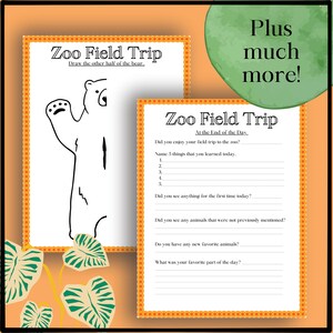 Zoo Field Trip Planner | Scavenger Hunt | Teacher Resource | Zoology ...