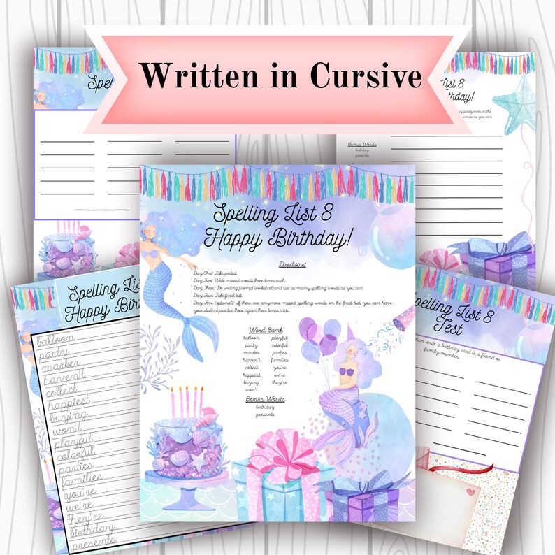 3rd Grade Spelling Curriculum | Guided Journal Prompts | Cursive ...