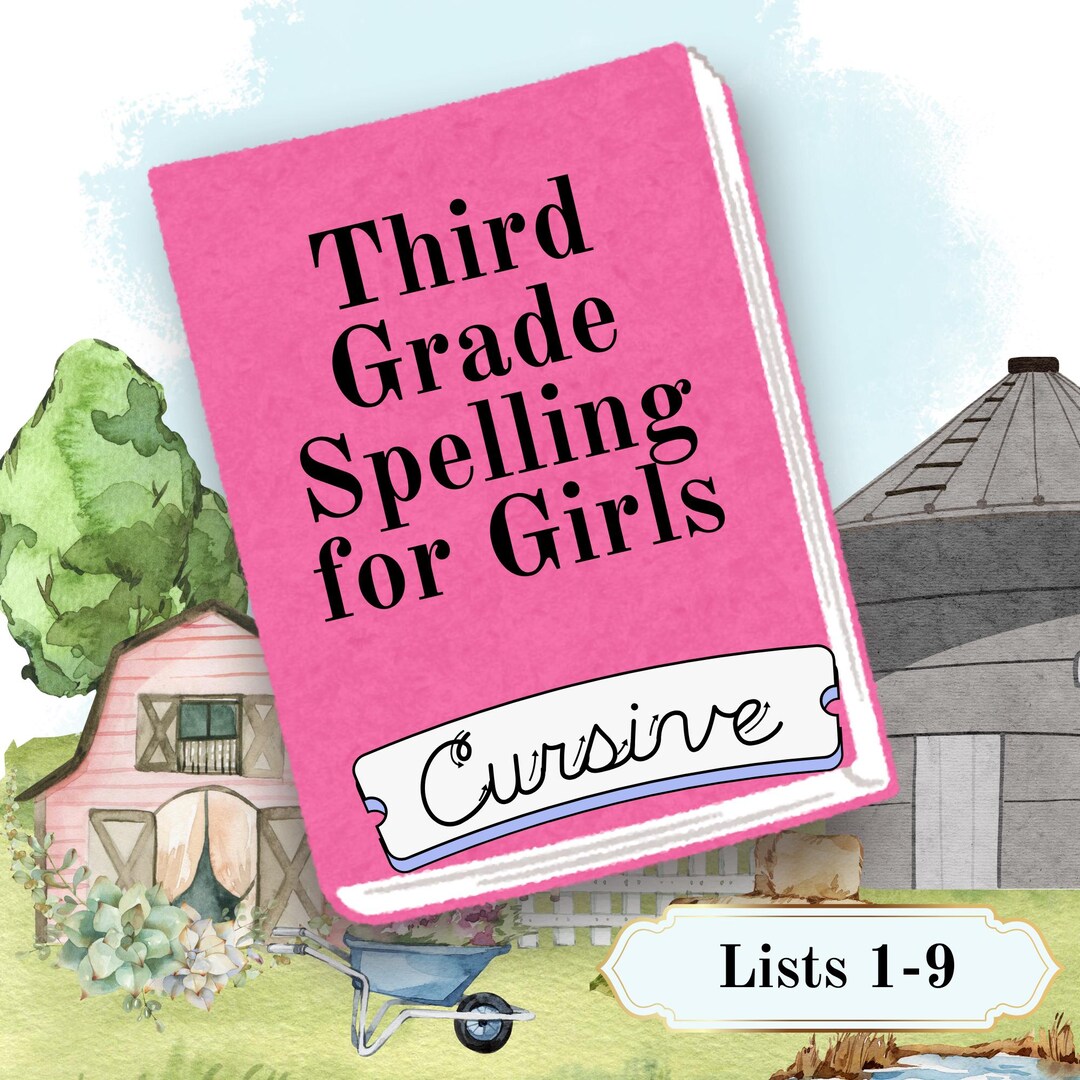 Third Grade Spelling Worksheets, Cursive Handwriting, 3rd Grade ...