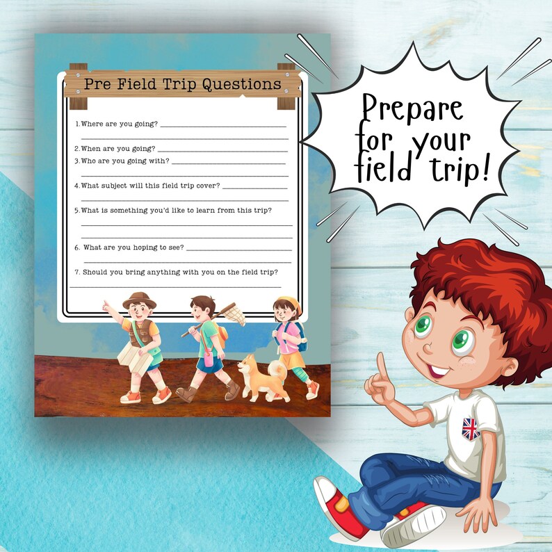 Homeschool Field Trip Worksheet Packet for Grades 3-6 - Educational ...