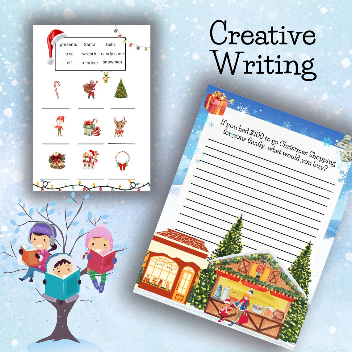 Christmas Printables, Scavenger Hunt, Busy Book, Learning Binder ...