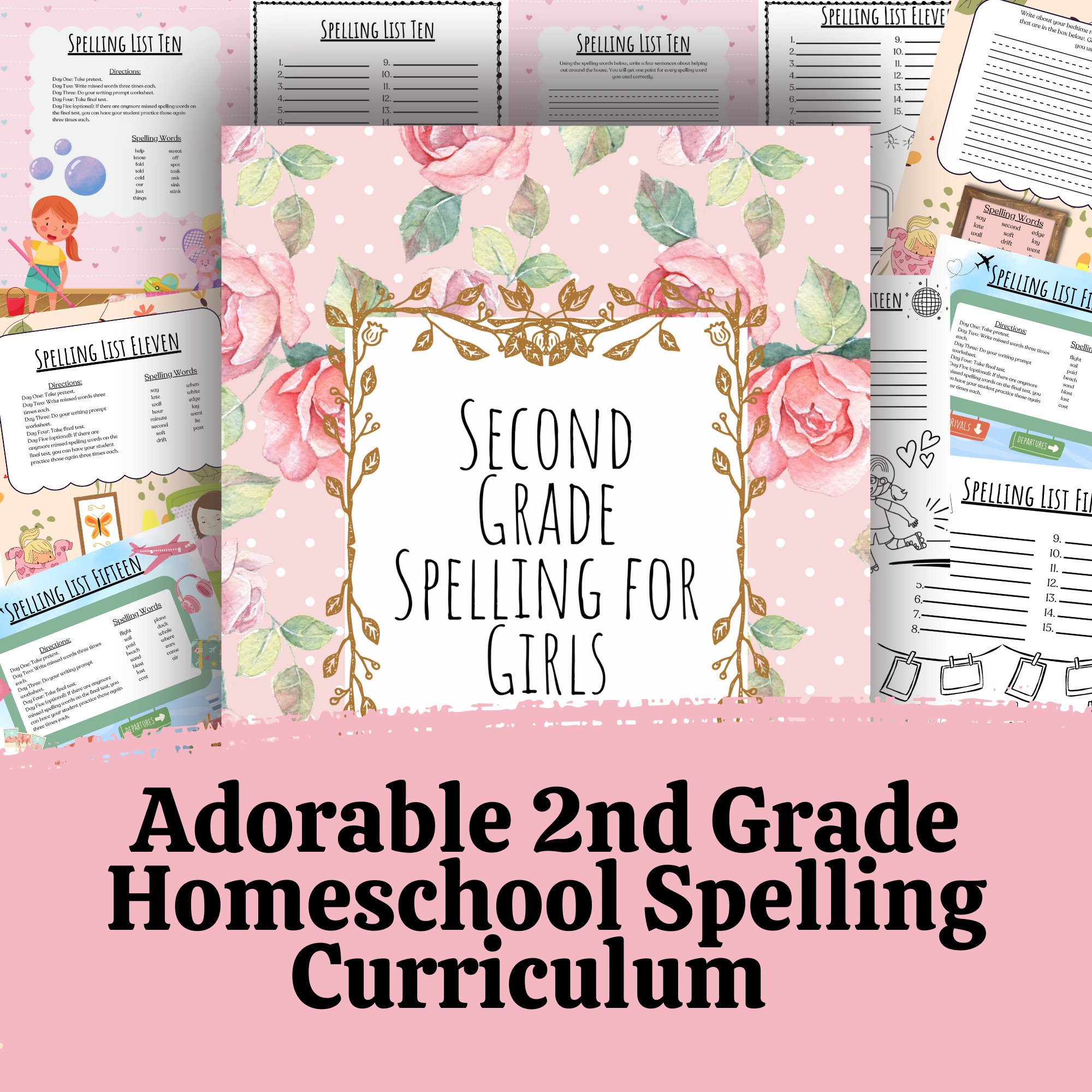 2nd Grade Spelling, Elementary Curriculum, Homeschool Charlotte Mason ...