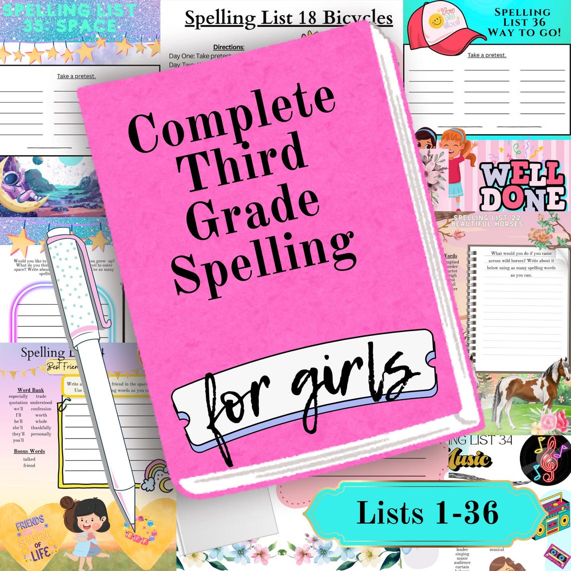 3rd Grade, Spelling Bee, Third Grade, Homeschooling, Quiet Book ...