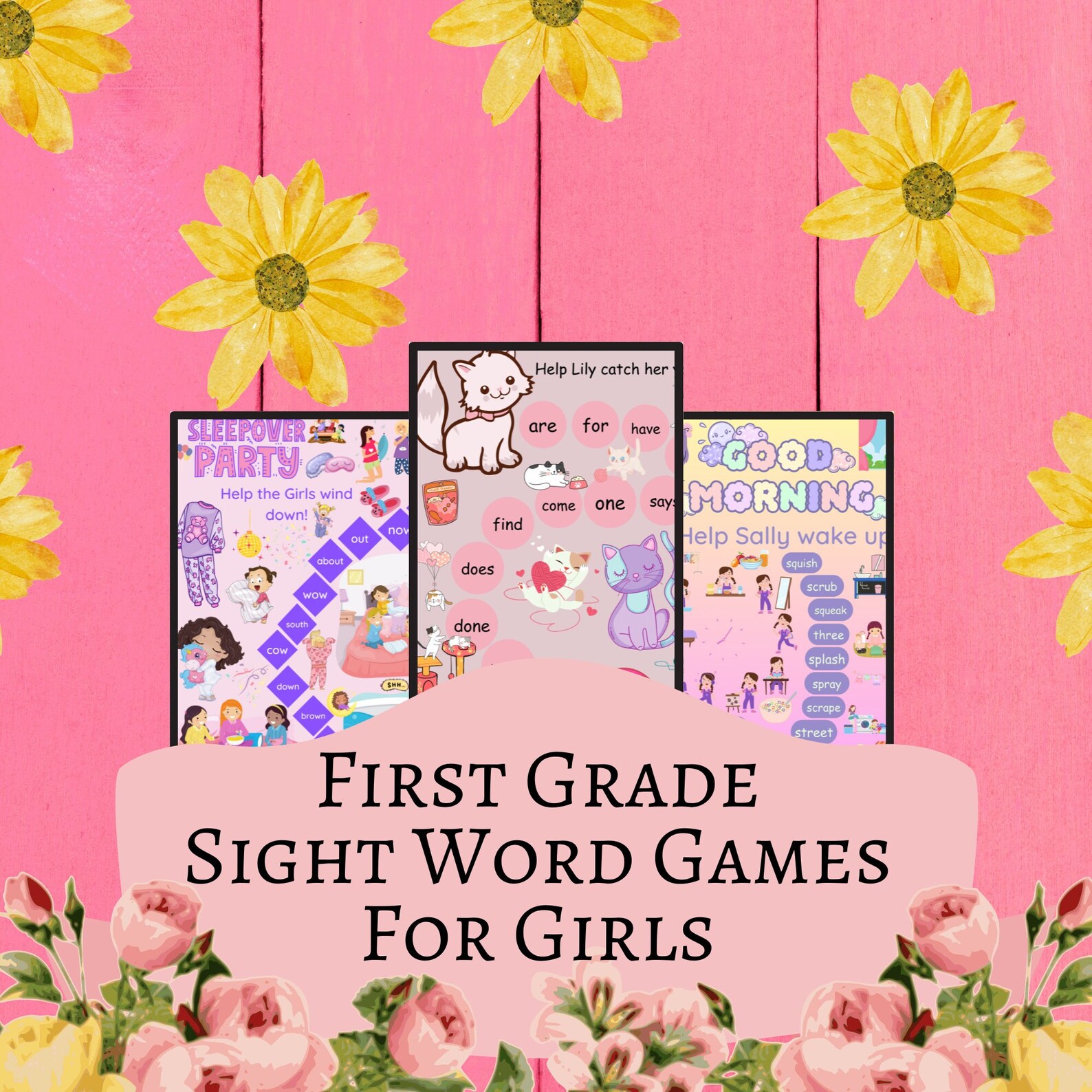 1st Grade Sight Words, Homeschooling, Unschooling, Memory Work, Dolch ...