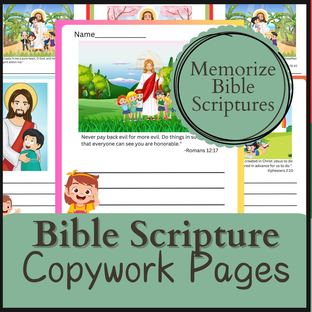 Bible Verse Morning Menu Copy Work | Charlotte Mason Homeschooling ...