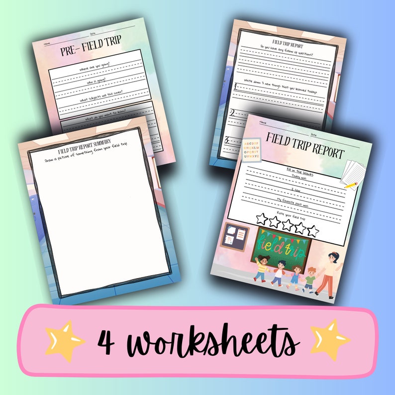 Field Trip Report Homeschooling Printable Teacher Planner Charlotte ...