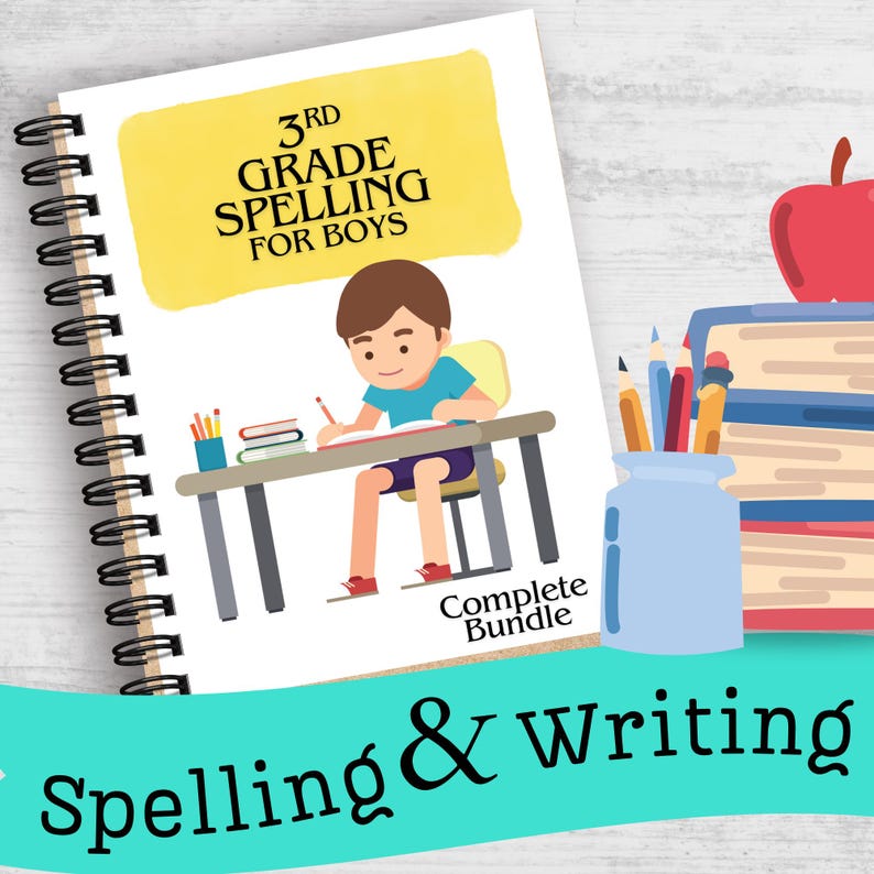 Third Grade Spelling Worksheets for Kids Printable Busy Book Creative ...