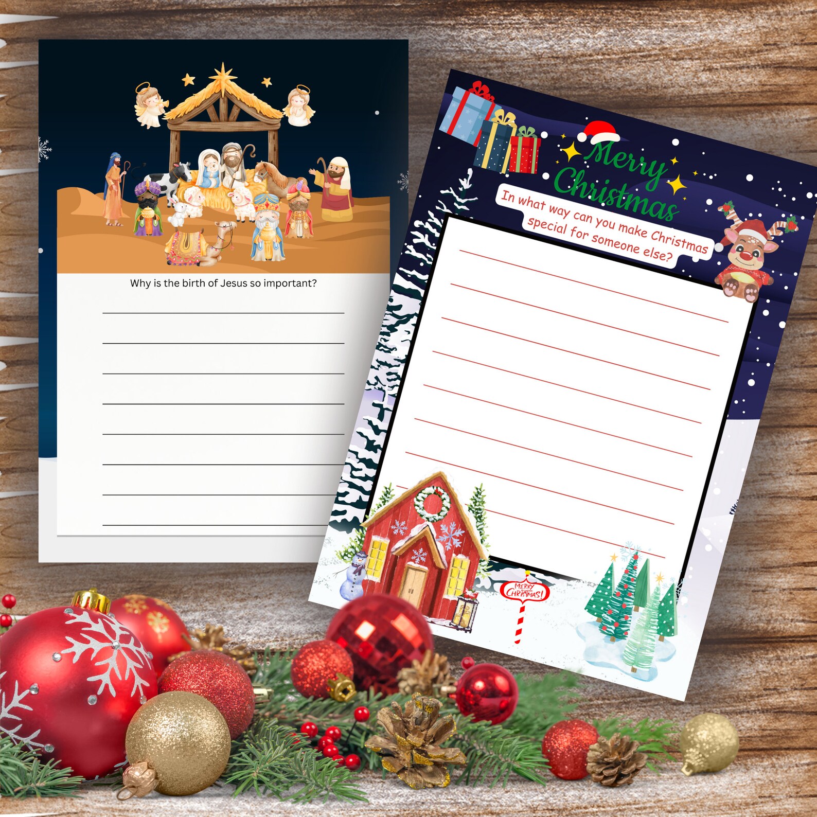 Creative Writing Prompt Christmas Printables | Busy Book | Guided ...