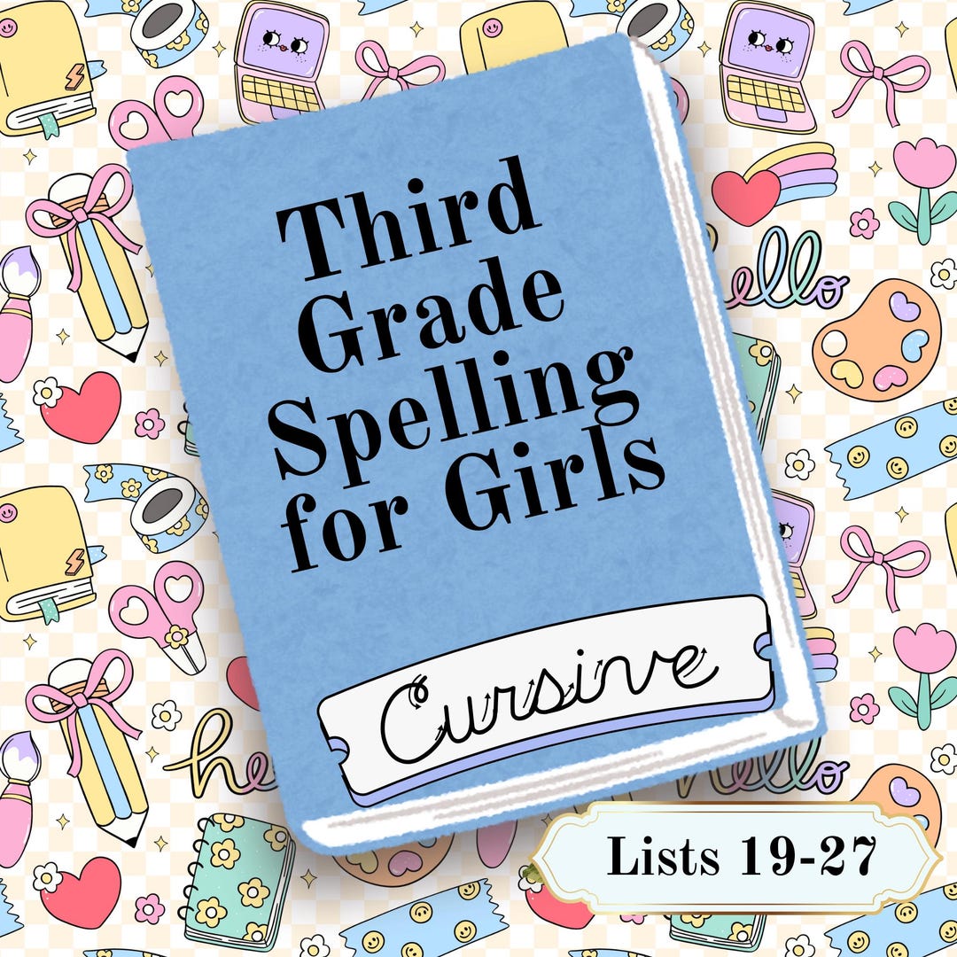 Third Grade Spelling Worksheets Homeschool Kids Creative Writing ...