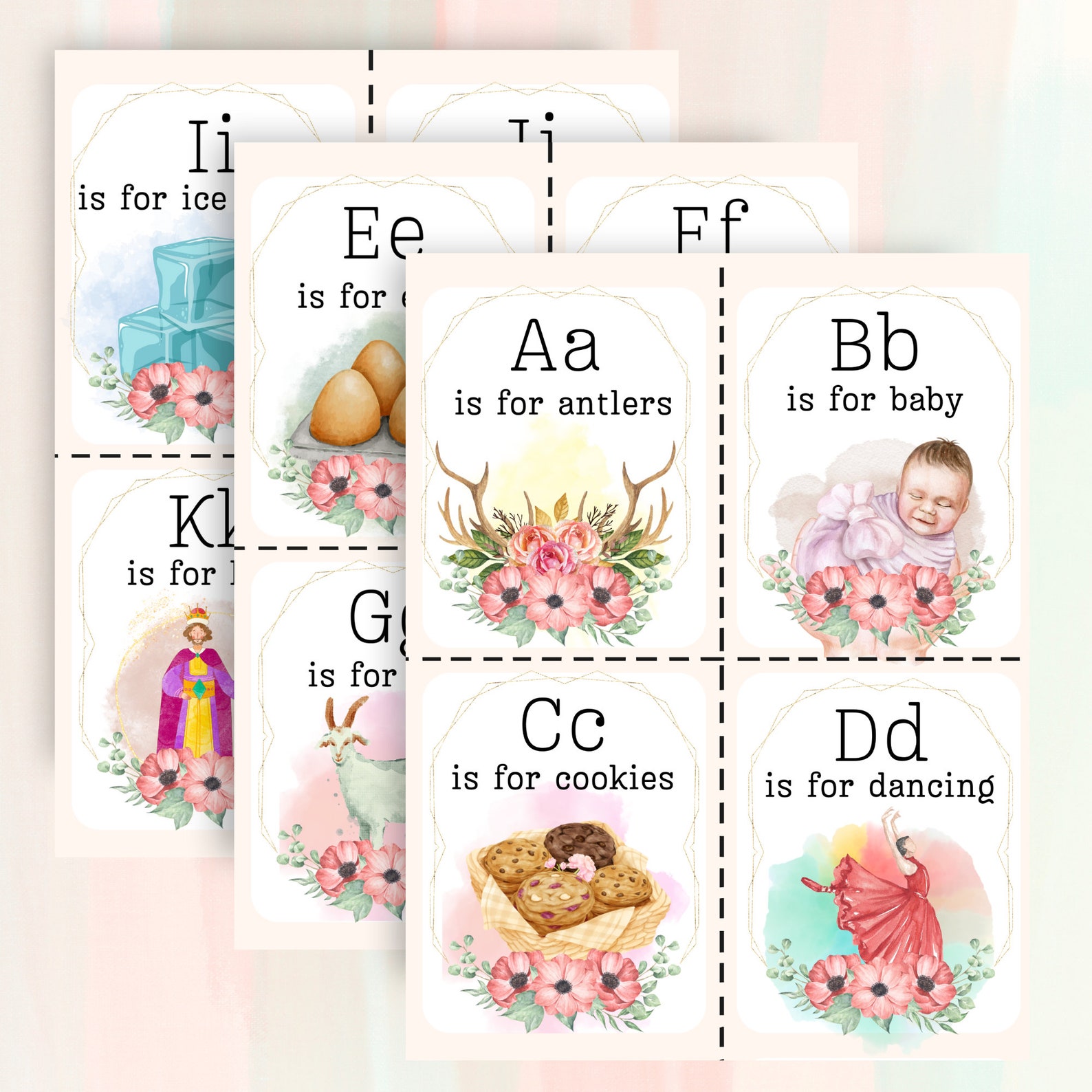 Printable, Alphabet Flashcards, Number Tracing, Letter Tracing Alphabet ...
