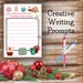 Creative Writing Prompt Christmas Printables | Busy Book | Guided ...