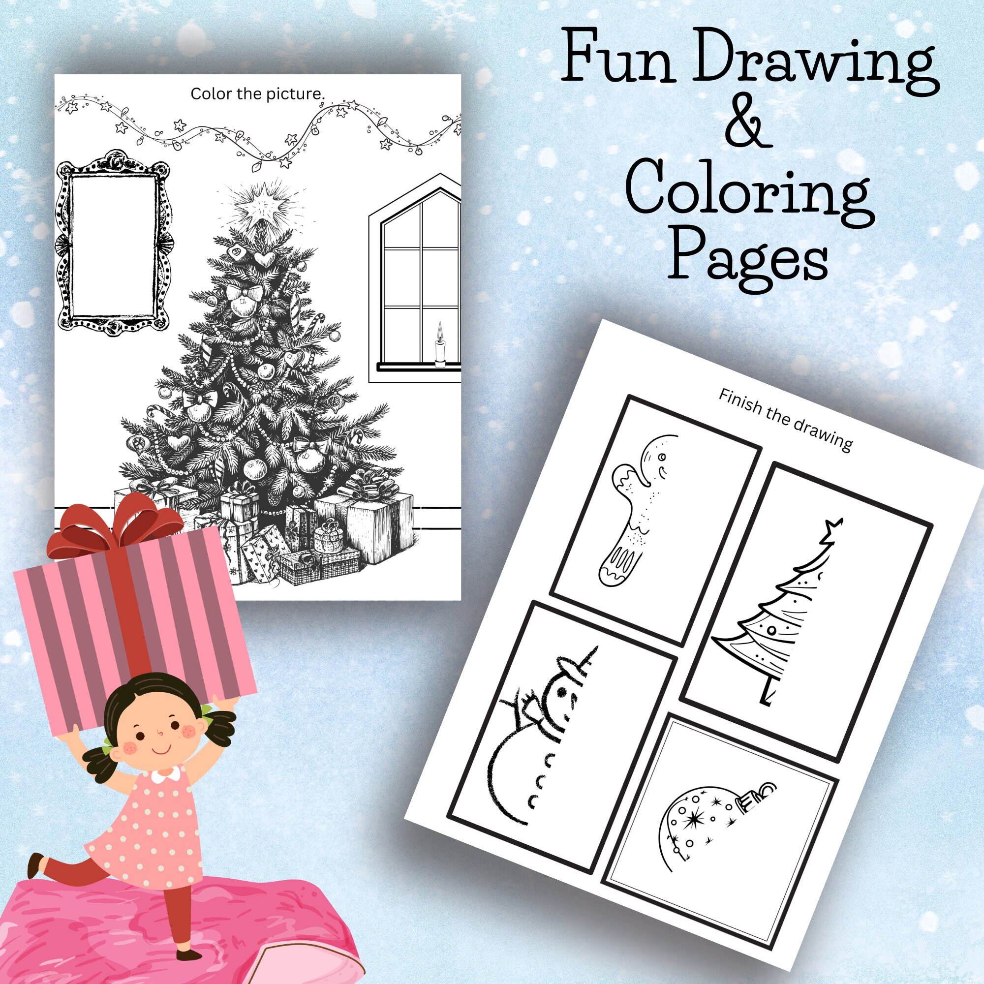 Christmas Printables, Scavenger Hunt, Busy Book, Learning Binder ...