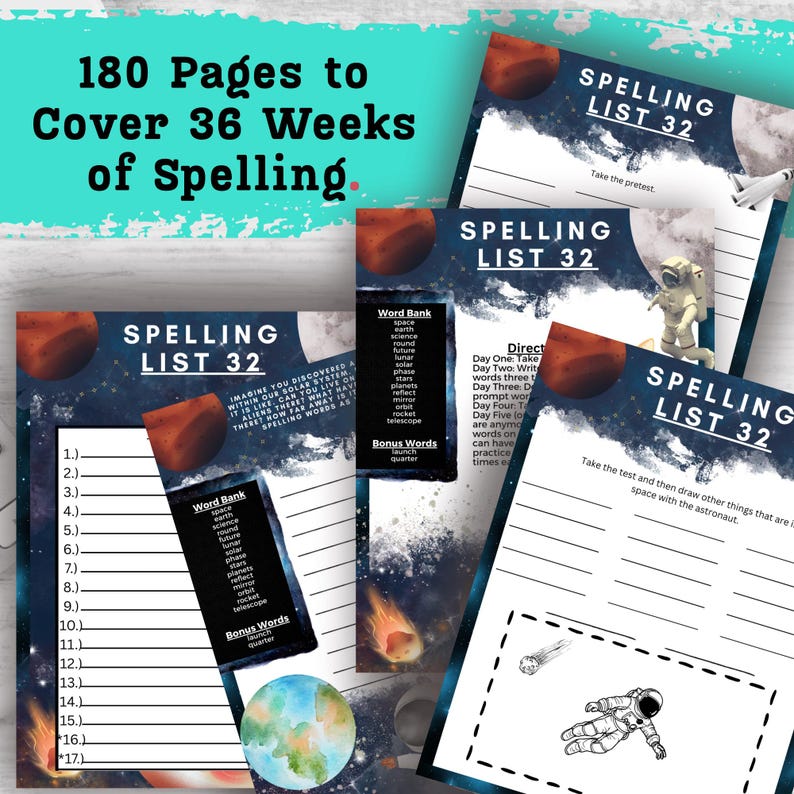 Third Grade Spelling Worksheets for Kids Printable Busy Book Creative ...