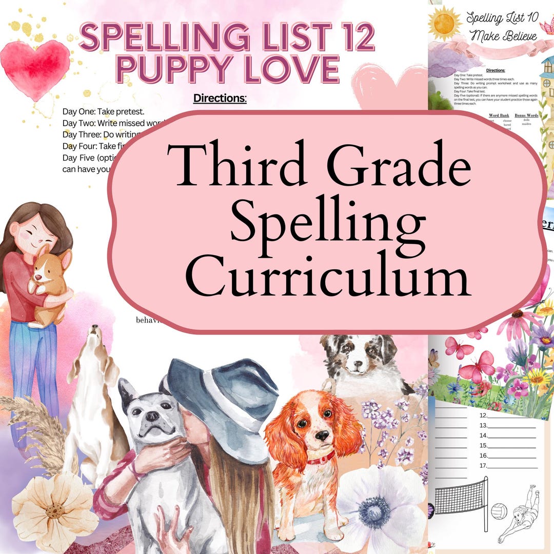 3rd Grade, Spelling Bee, Homeschooling, Quiet Book, Journal Prompts ...