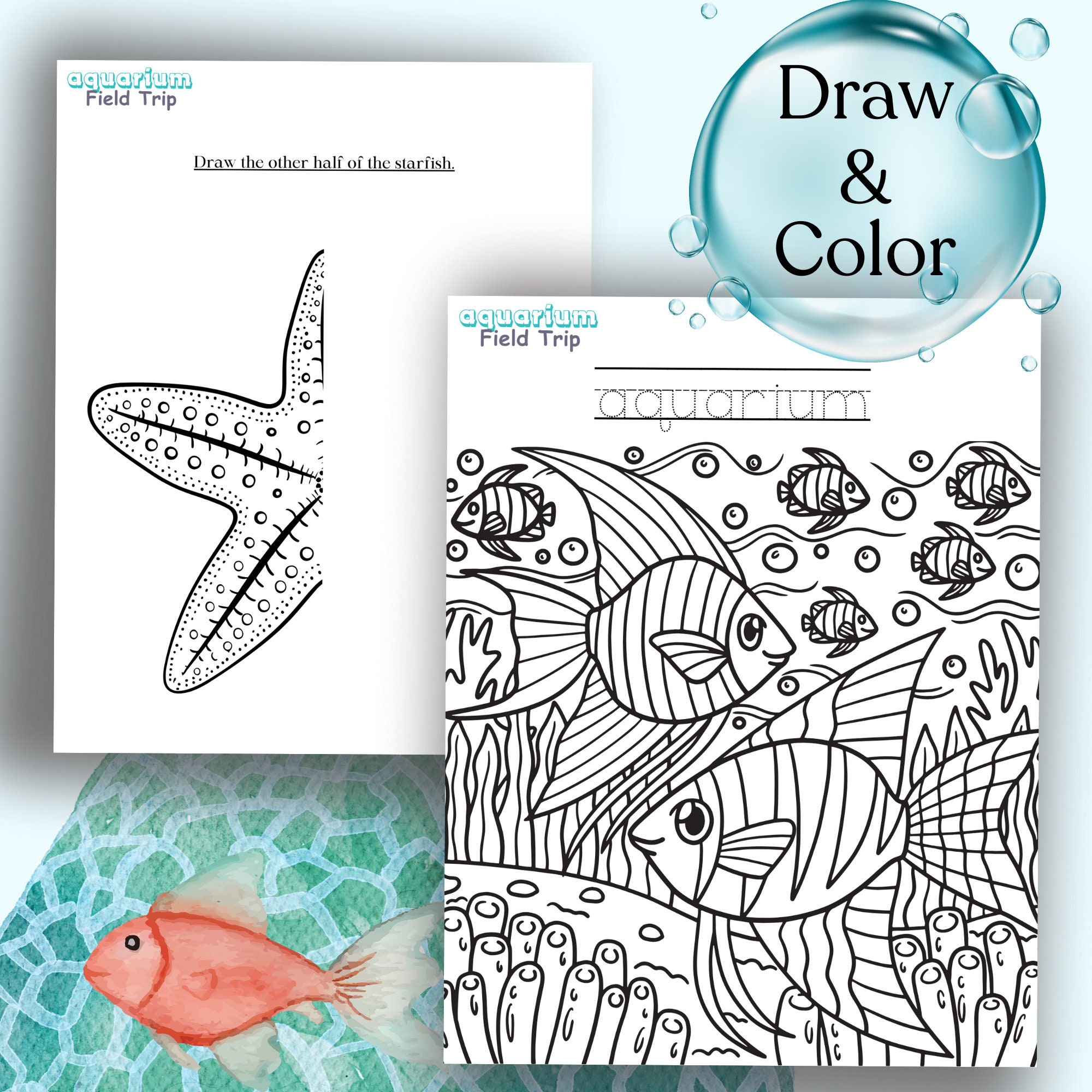 Aquarium Field Trip | Scavenger Hunt | Teacher Resource | Science ...