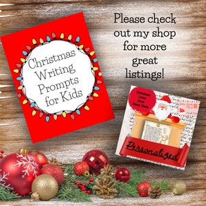 Creative Writing Prompt Christmas Printables | Busy Book | Guided ...