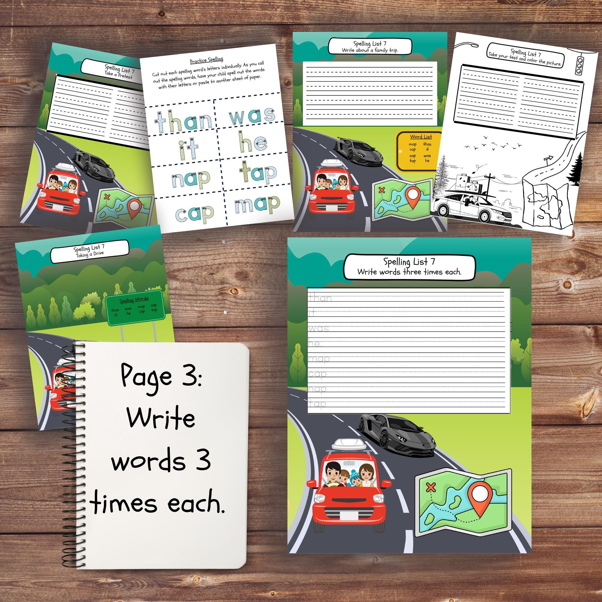 First Grade Spelling Worksheets Homeschool Charlotte Mason ...