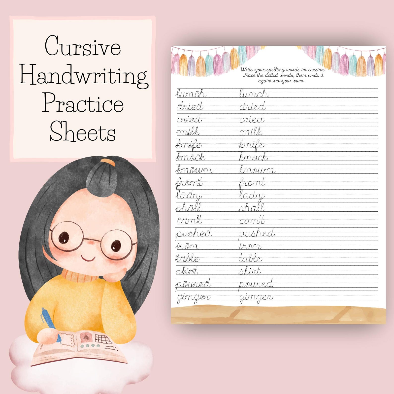 3rd Grade Spelling Curriculum | Guided Journal Prompts | Cursive ...