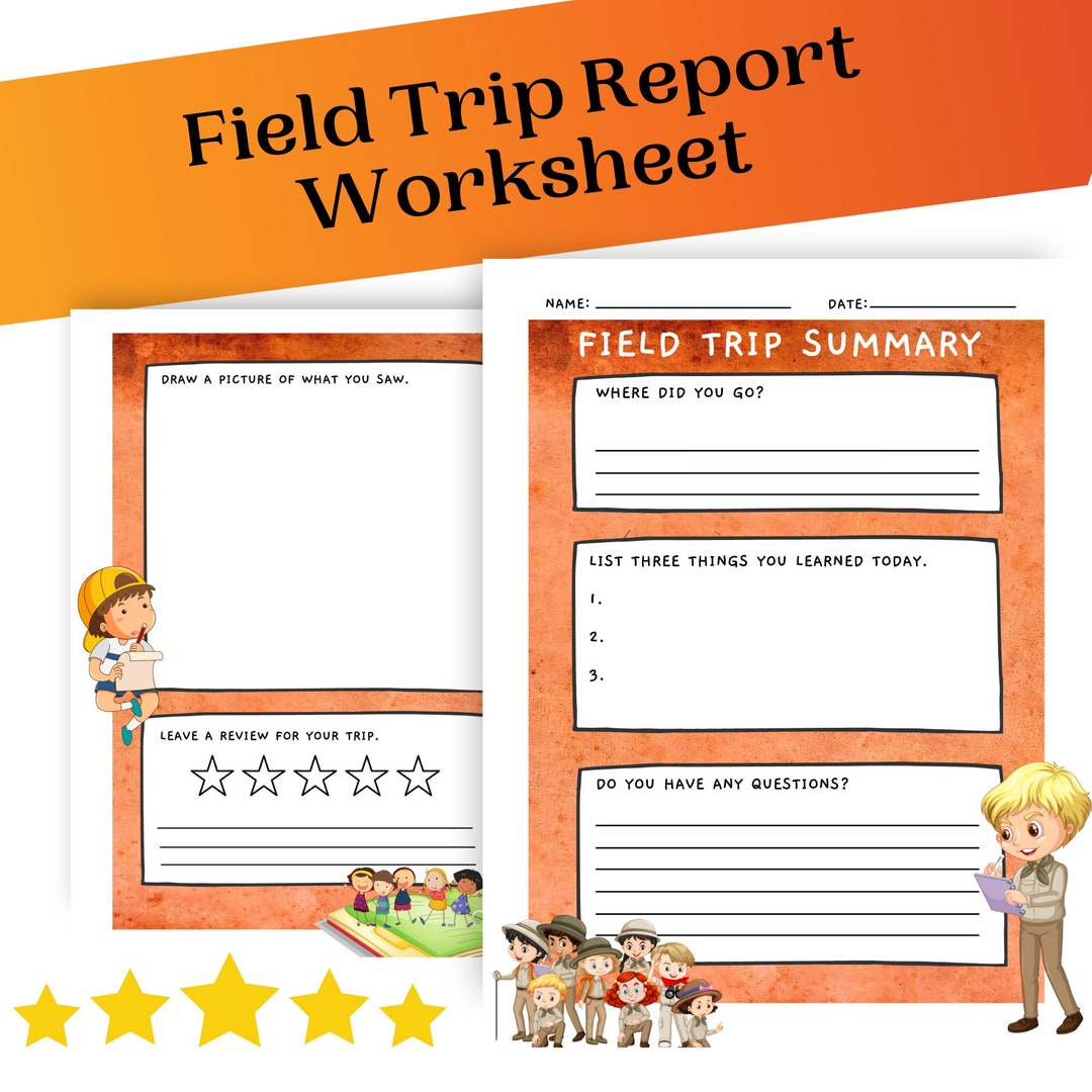Field Trip Report Log, Teacher Resource, Homeschooling Lesson Planning ...