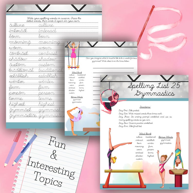 Third Grade Spelling Worksheets Homeschool Kids Creative Writing ...