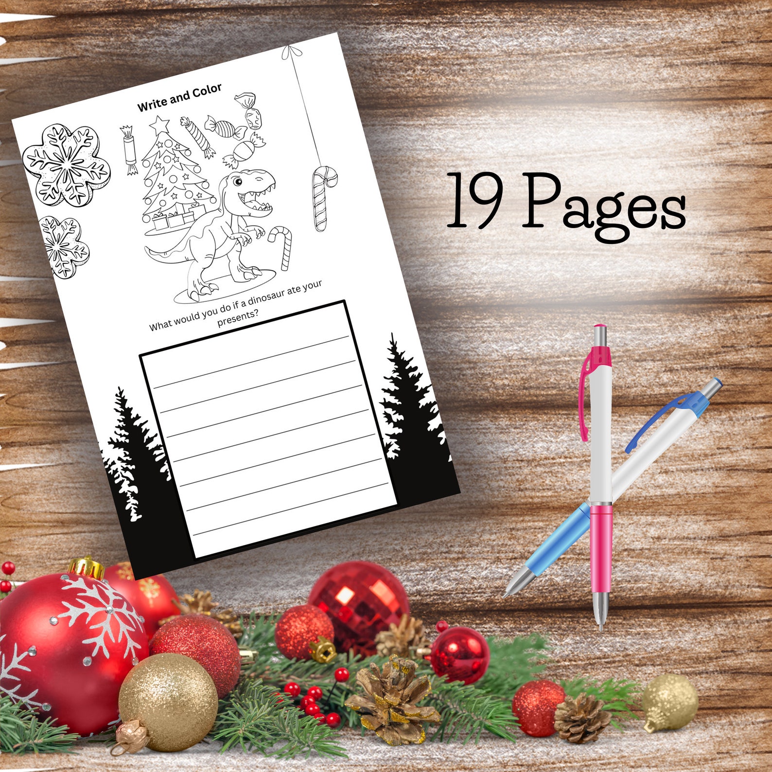 Creative Writing Prompt Christmas Printables | Busy Book | Guided ...