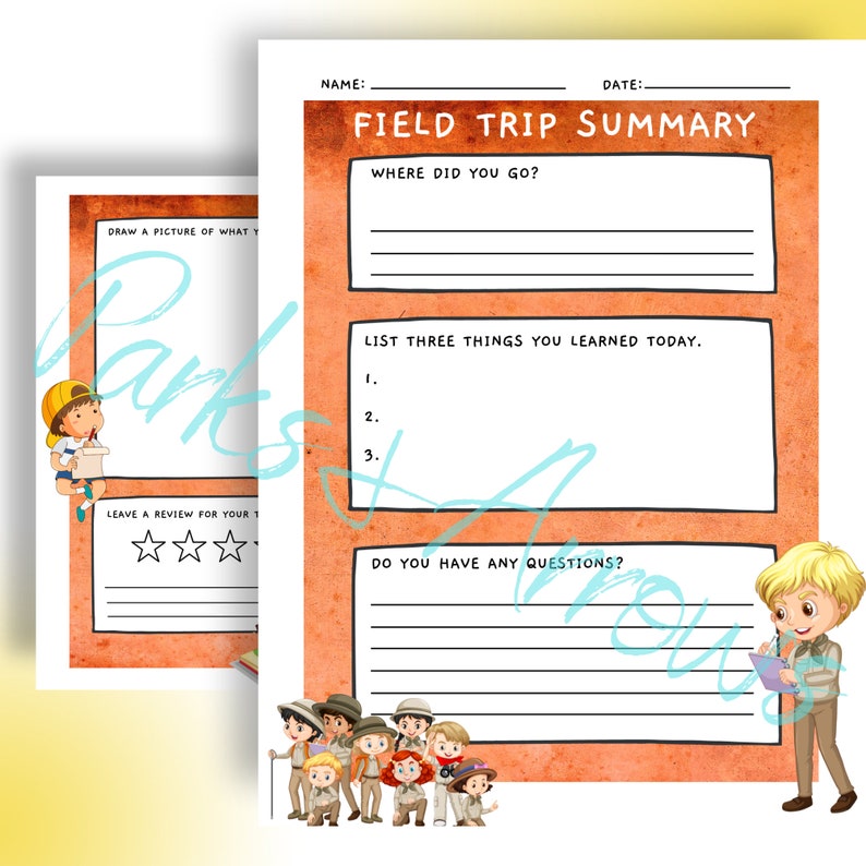 Field Trip Report Log, Teacher Resource, Homeschooling Lesson Planning ...