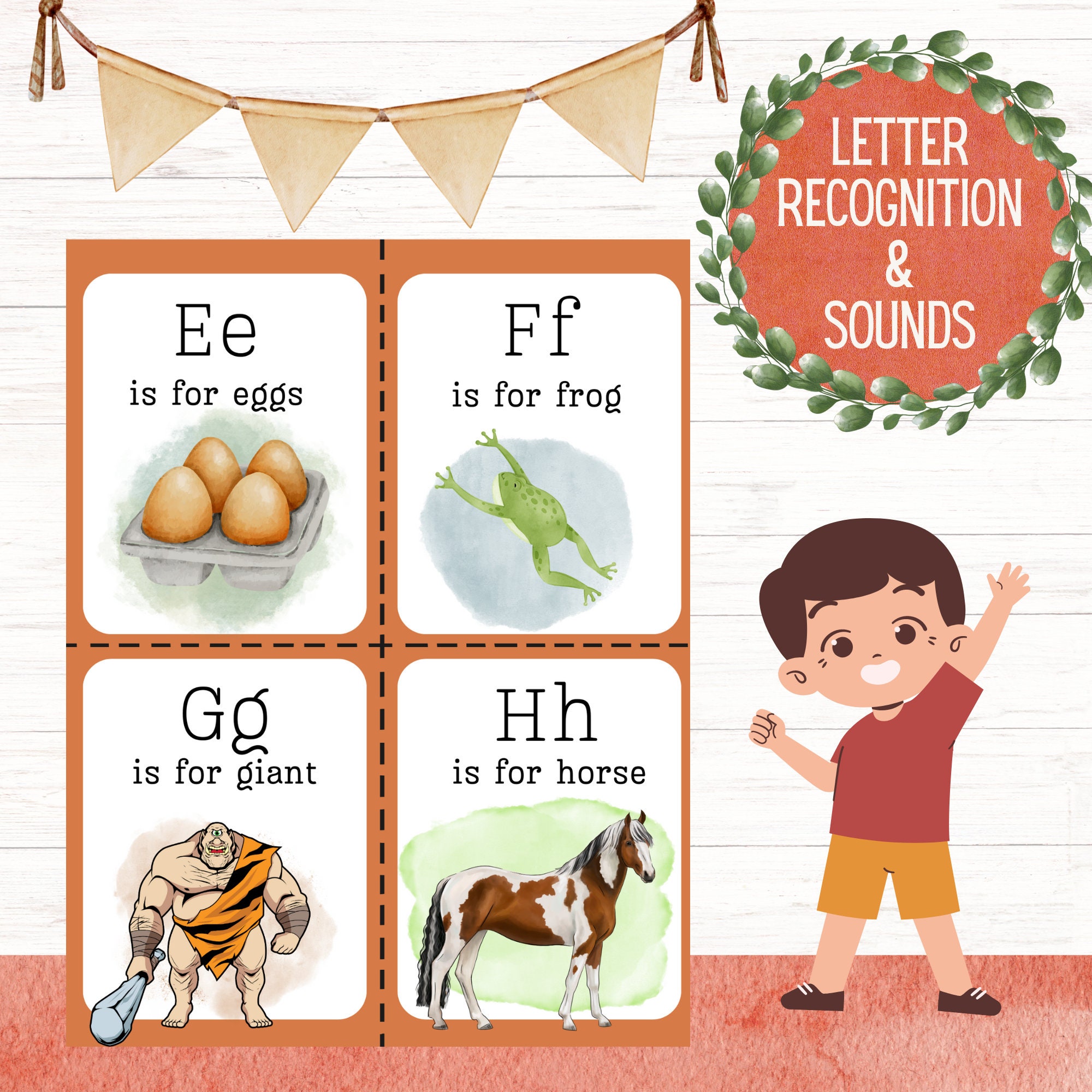 Printable Alphabet Flashcards, Number Flashcards, Letter Sounds ...