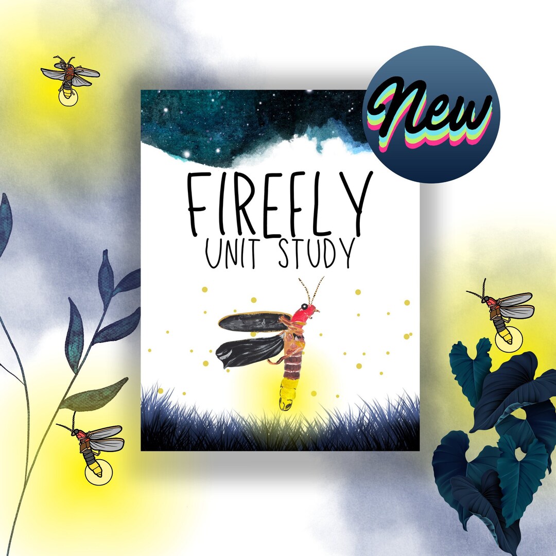 Firefly Unit Study, Nature Notebook, Insect Printable, Homeschool Unit ...