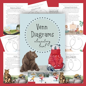 Venn Diagram Educational Printables Busy Book Montessori Reading ...
