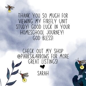 Firefly Unit Study, Nature Notebook, Insect Printable, Homeschool Unit ...