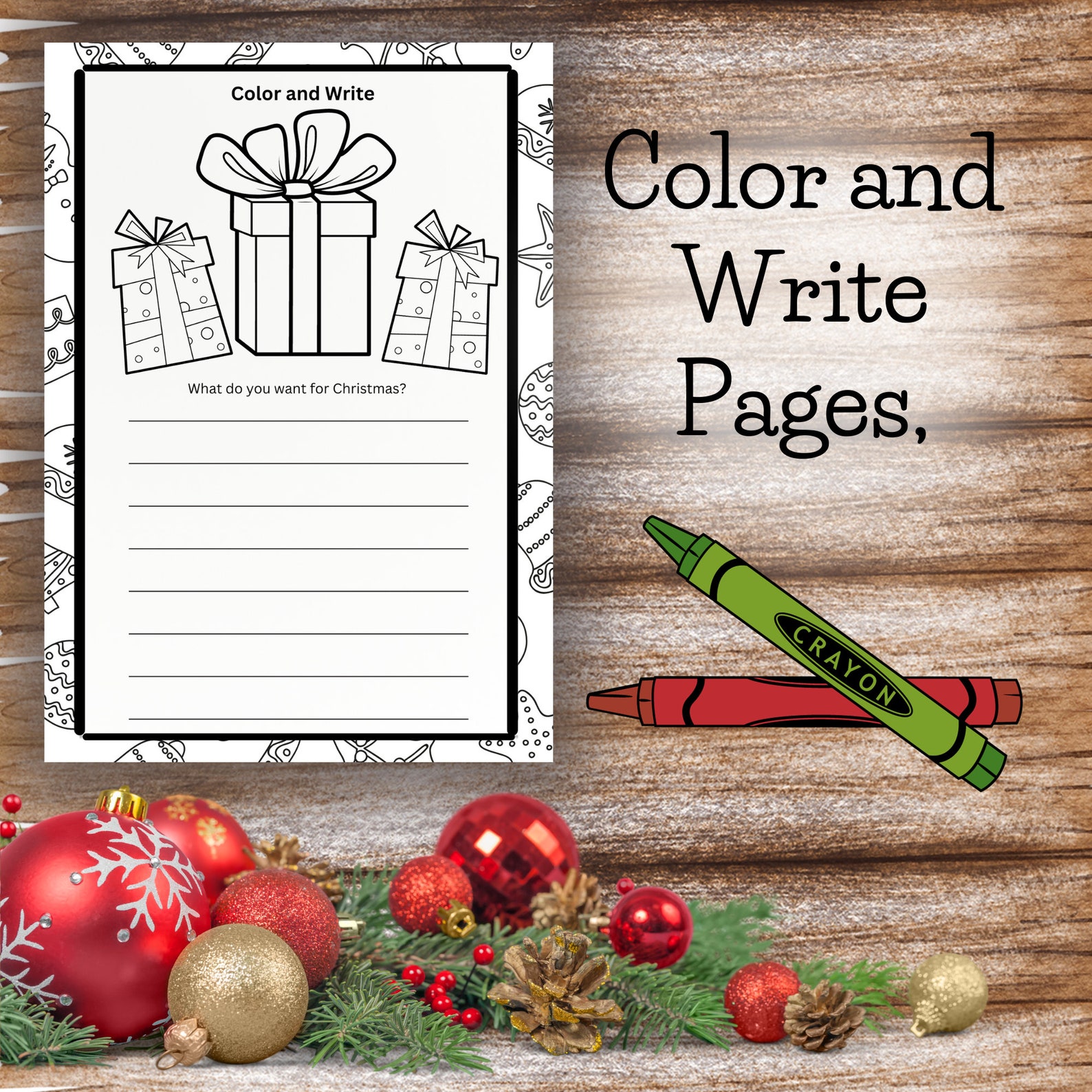 Creative Writing Prompt Christmas Printables | Busy Book | Guided ...