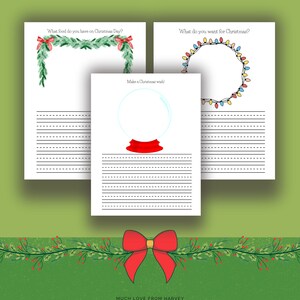 Kids Christmas Creative Writing Prompts, Kids Worksheets, Guided ...