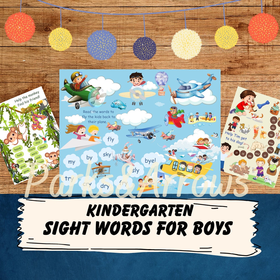 Sight Word Games CVC Words Printable Sight Words - Etsy