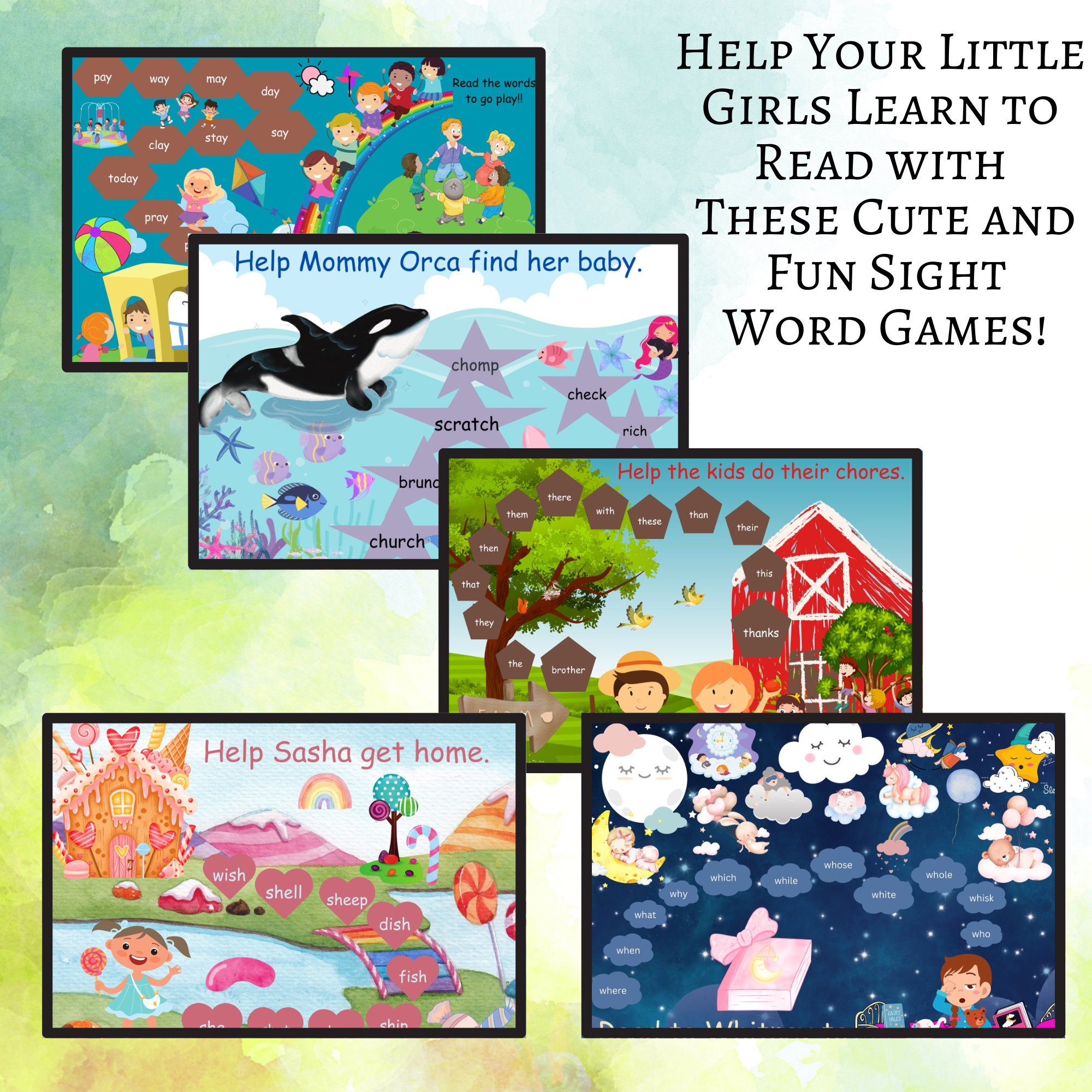 1st Grade Sight Words, Homeschooling, Unschooling, Memory Work, Dolch ...