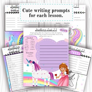 Third Grade Spelling Worksheets Homeschool Kids Creative Writing ...