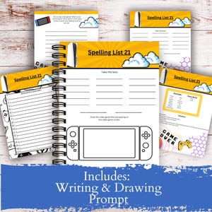 Third Grade Spelling Worksheets for Kids Homeschooling Quiet Book ...