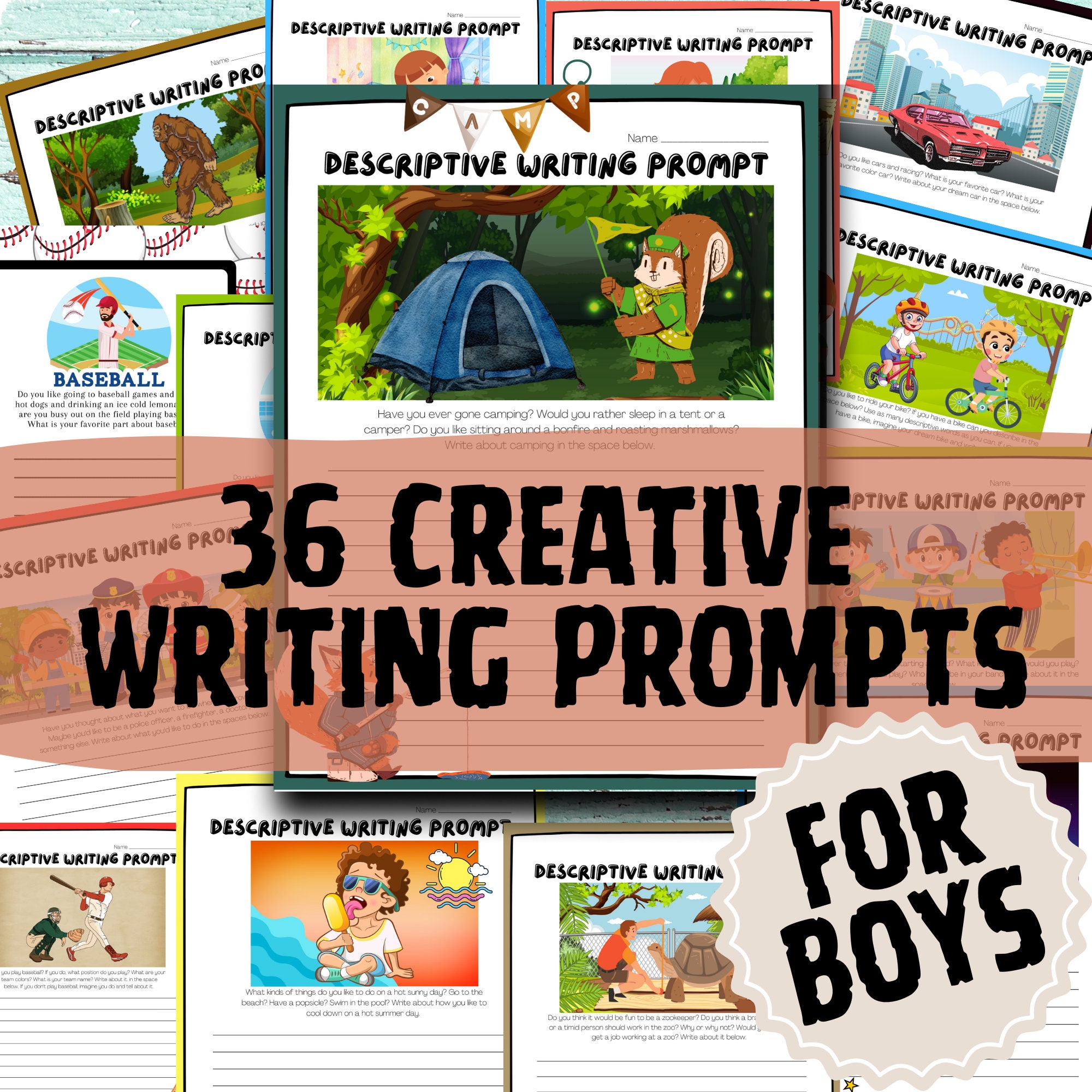 Creative Journal Prompts, Homeschooling Busy Binder, Handwriting ...