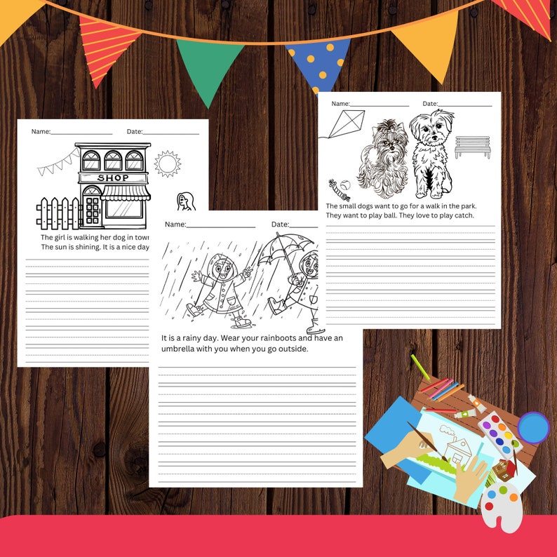 Creative Journal Prompts, Coloring Book, Unschooling Morning Basket ...