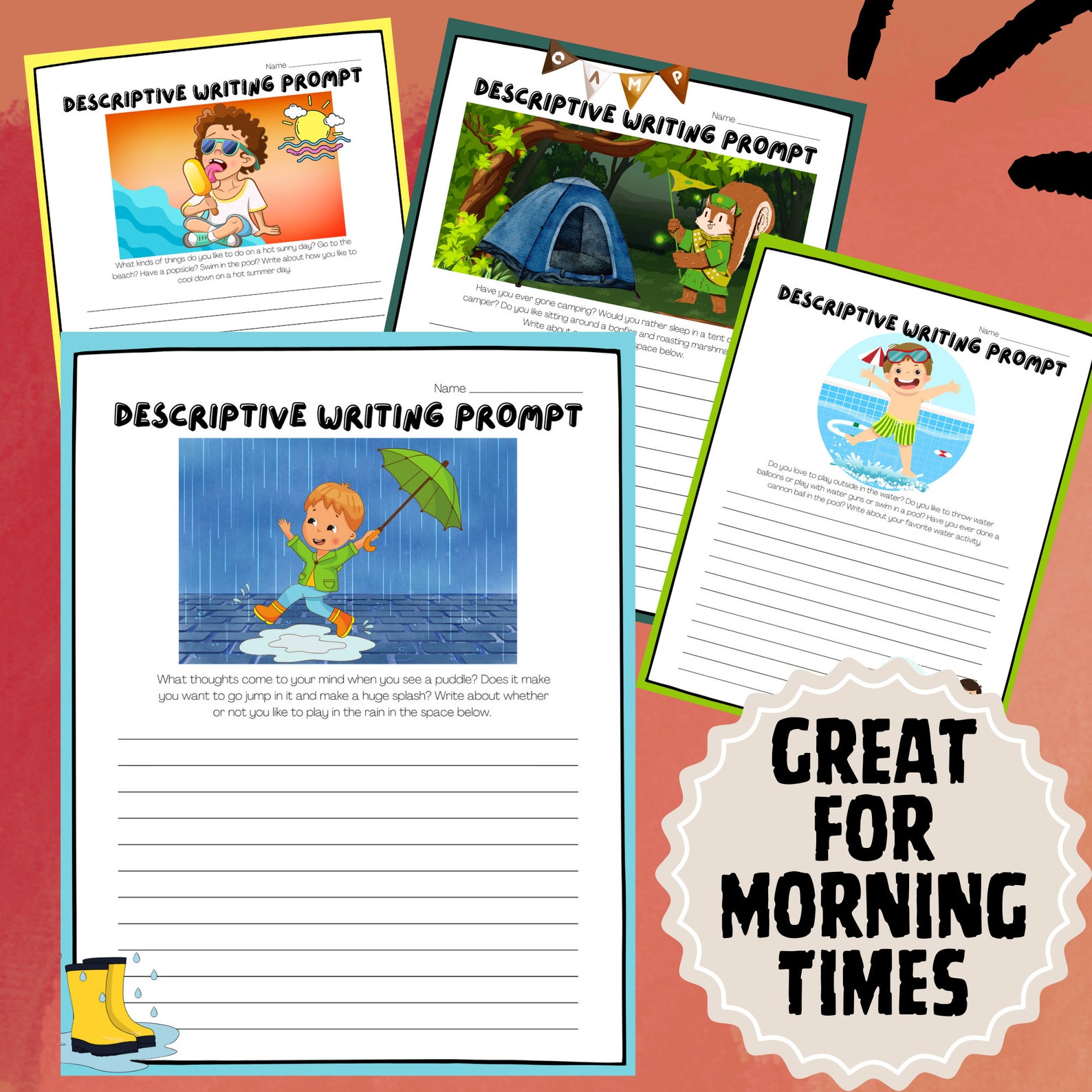 Creative Journal Prompts, Homeschooling Busy Binder, Handwriting ...