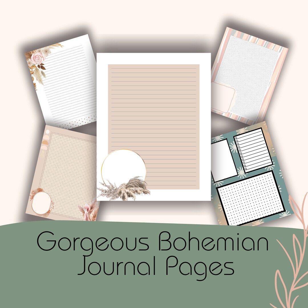 Minimalist Notepad, Letter Writing Pad, Lined Writing Paper, Loose Leaf ...