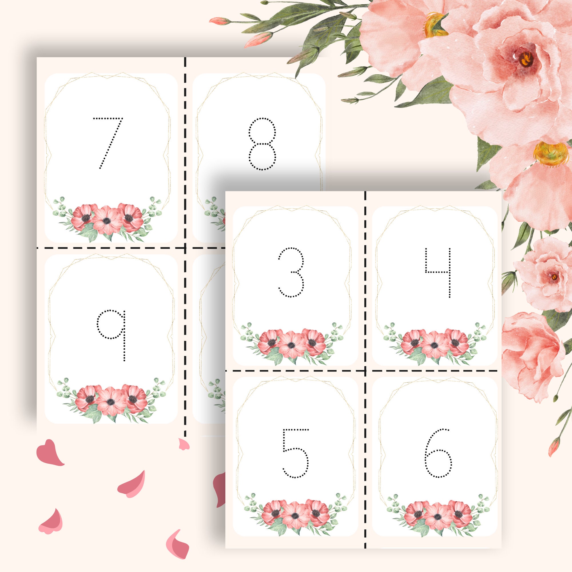 Printable, Alphabet Flashcards, Number Tracing, Letter Tracing Alphabet ...