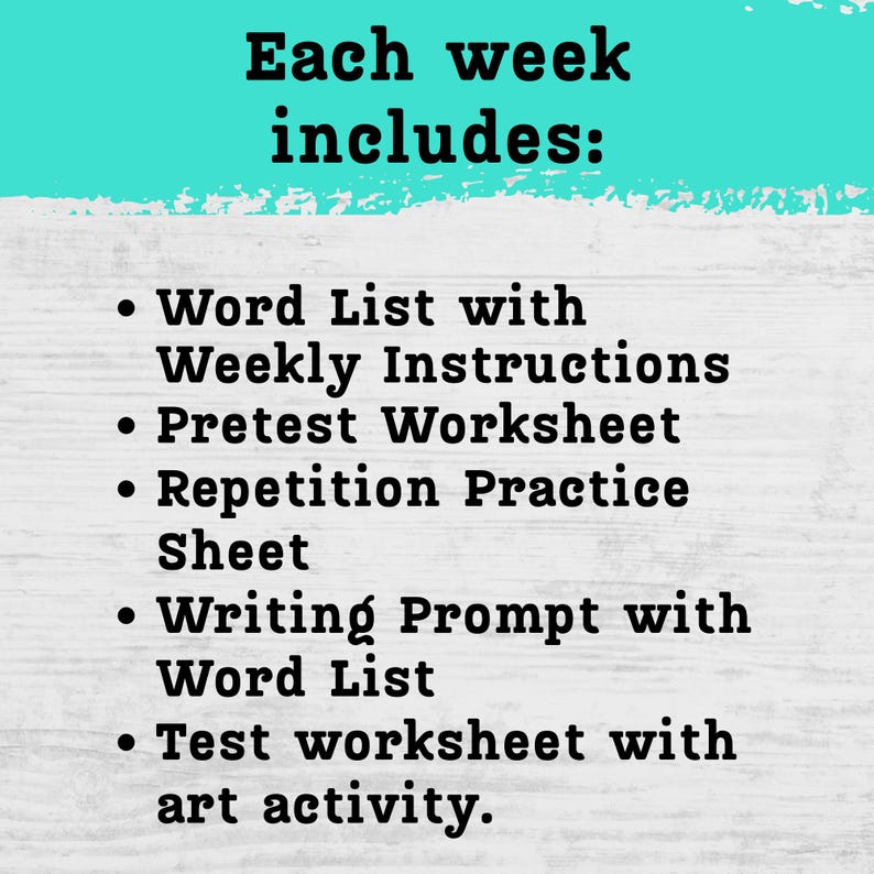 Third Grade Spelling Worksheets for Kids Printable Busy Book Creative ...