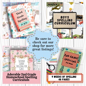 Third Grade Spelling Practice Worksheets for Kids Homeschooling ...