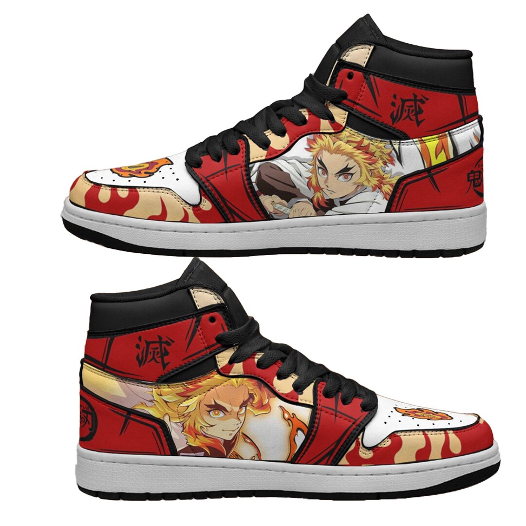 Rengoku Kyojuro Shoes Anime Boot Sneakers - Etsy