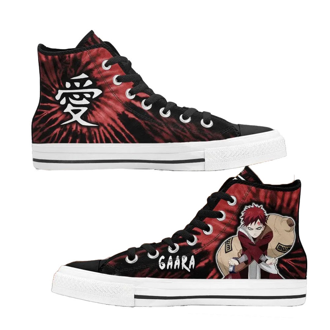 Gaara High Top Shoes Custom Sneakers Tie Dye Style - Etsy