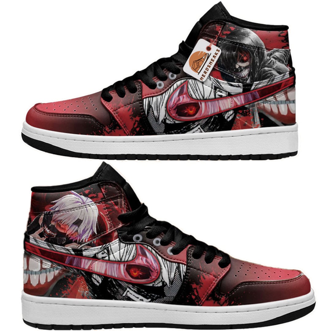 Ken Kaneki Anime Shoes Custom Sneakers - Etsy