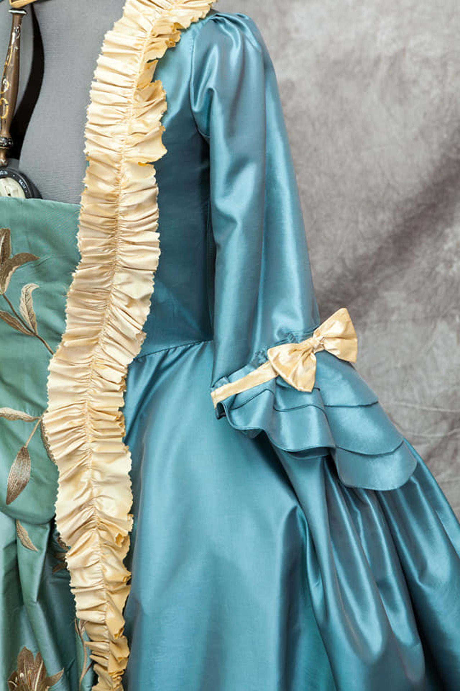 Robe a La Francaise Rococo Dress Saque Gown Custom Sized - Etsy