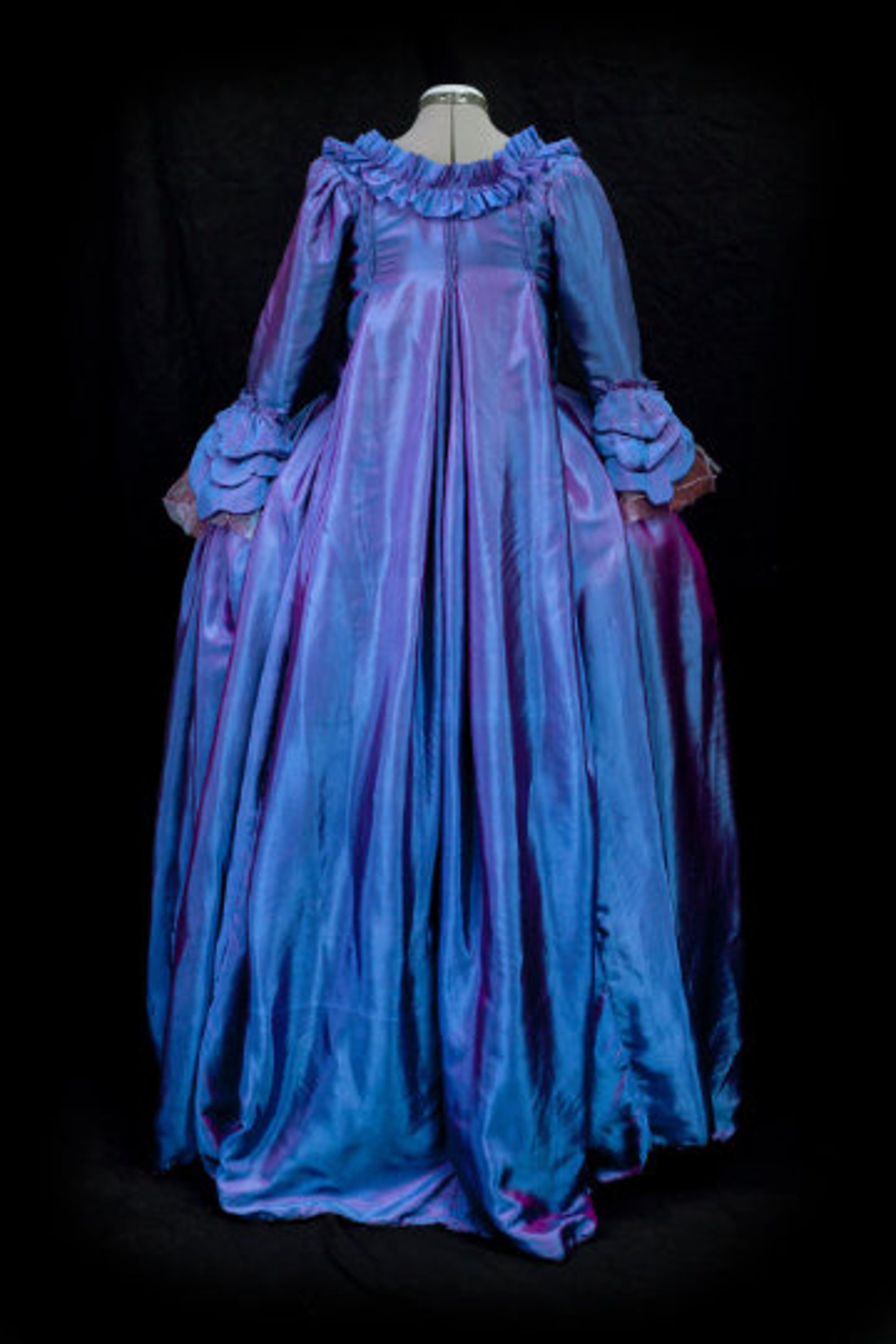 Robe a La Francaise Rococo Dress Saque Gown Custom Sized Silk - Etsy