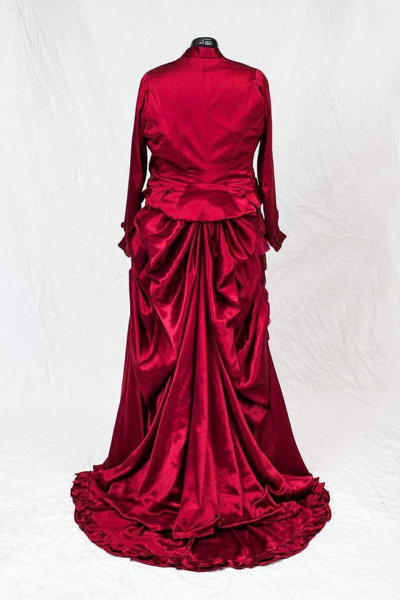 Victorian Bustle Dress, Custom Sized - Etsy